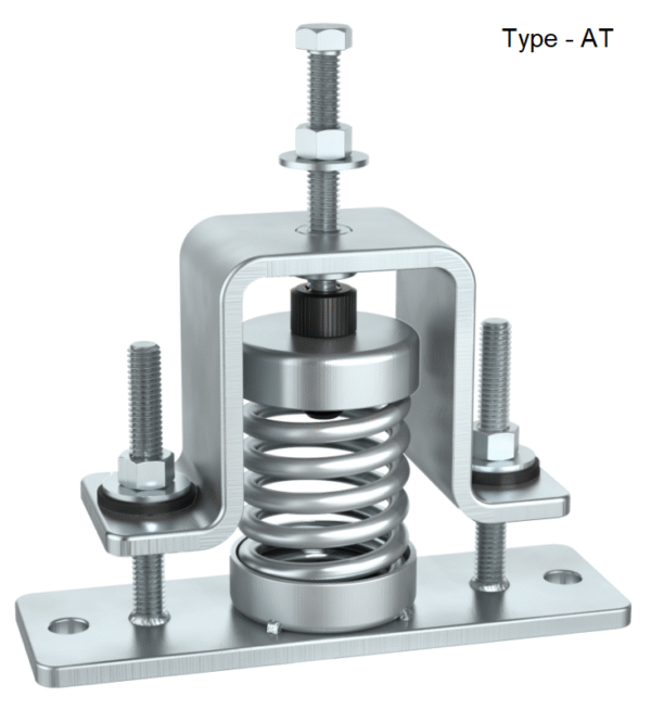 Easyflex VibraSystems Spring Isolator/Restrainer, 2 Inch Deflection ...